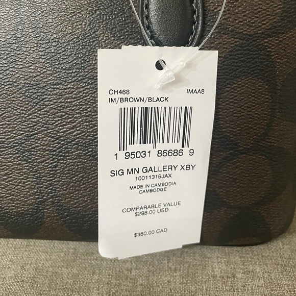 Coach | Bags | Nwtcoach Mini Gallery Crossbody In Signaturech468and ...